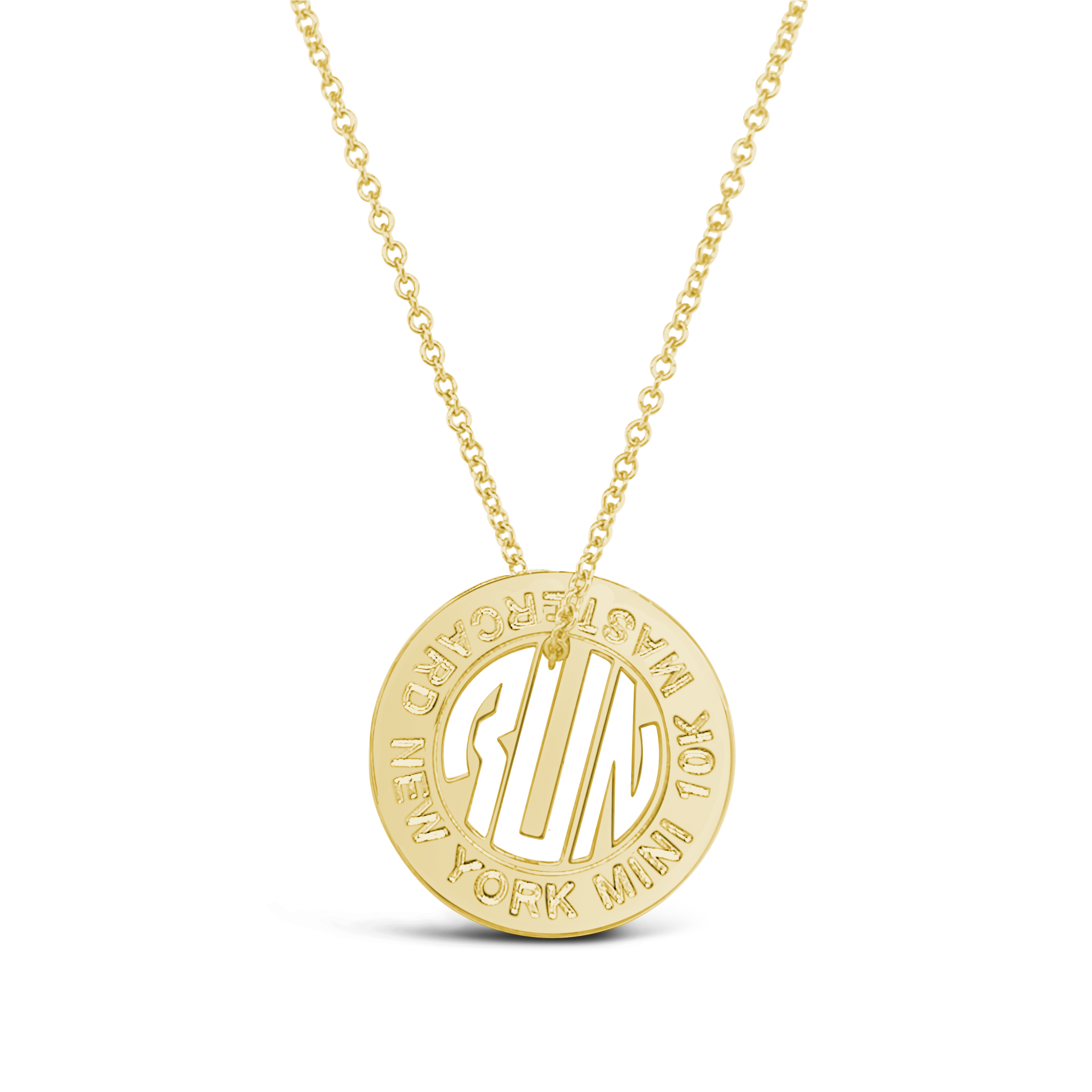 Mastercard New York Mini 10K RUN Token Necklace – Erica Sara Designs